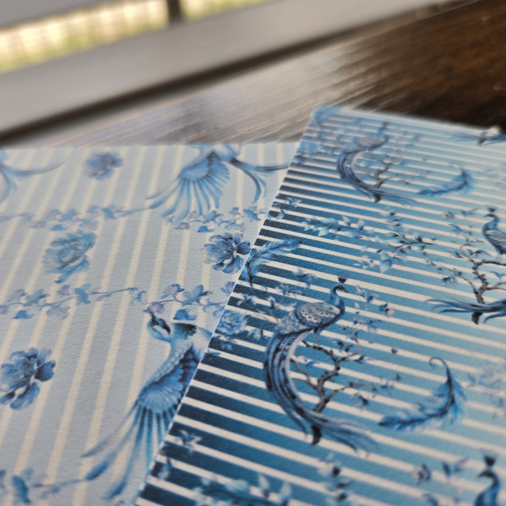 Blue Bird Pattern Decorative Paper – Whimsy and Paper