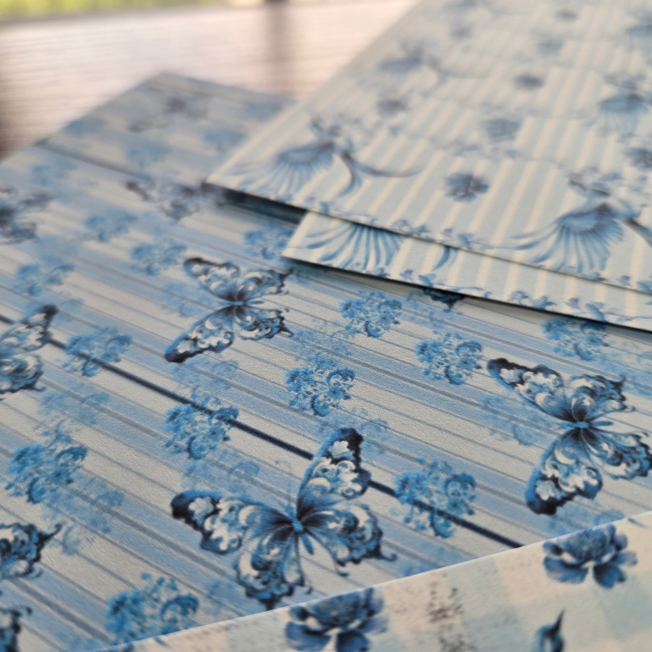 Blue Bird Pattern Decorative Paper – Whimsy and Paper